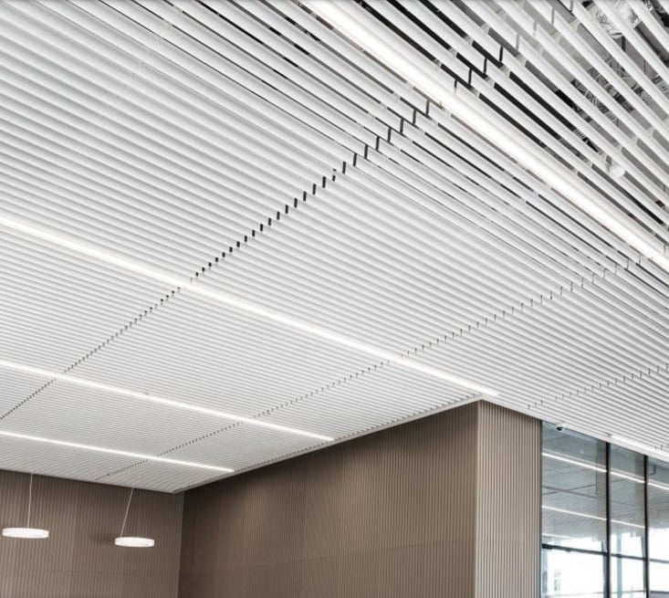 מערכת למלות SLIMLINE - סקורפ- תקרות, חיפויים ומוצרי אקוסטיקה